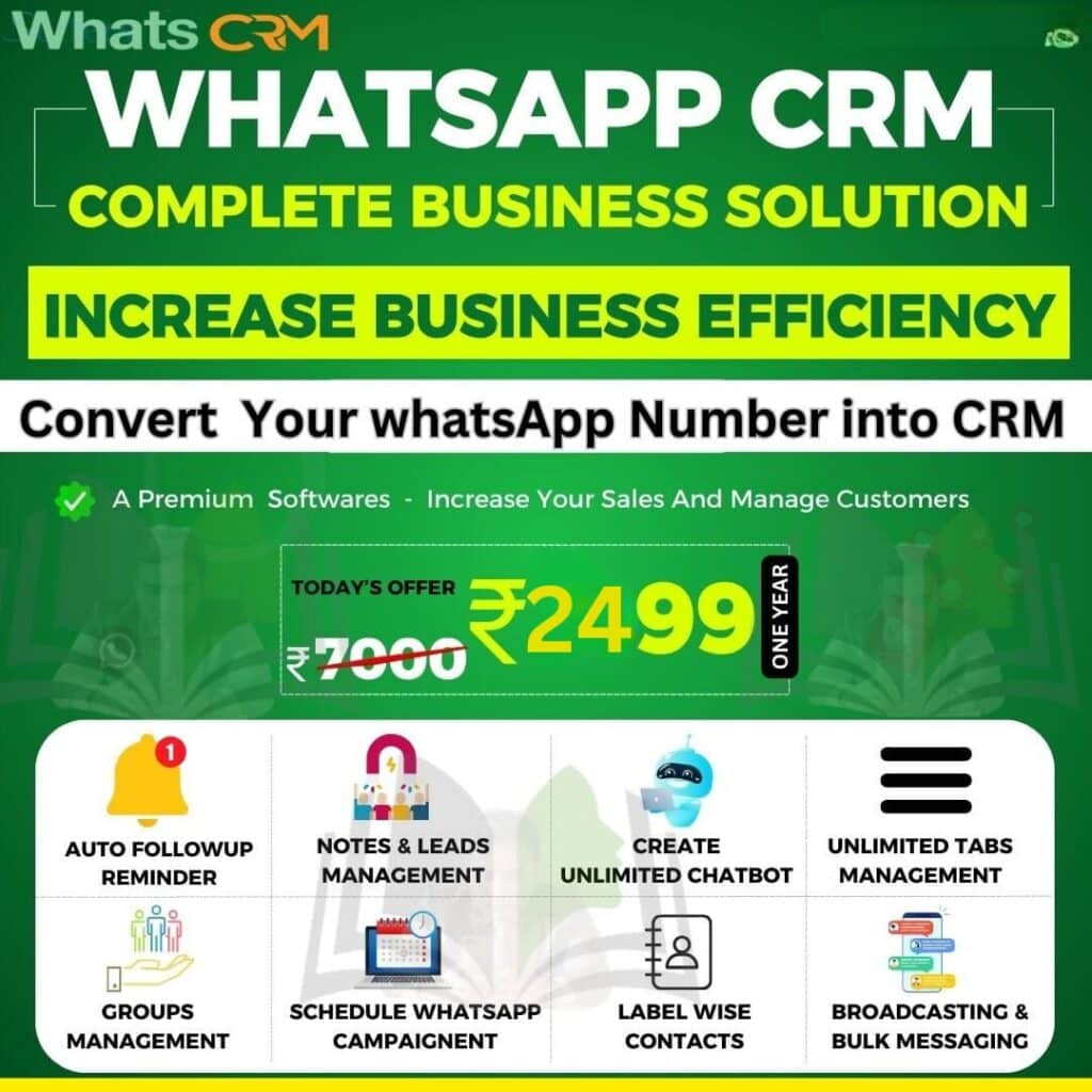 WHATSAPP BUSINESS CRM - Aipowersolutions